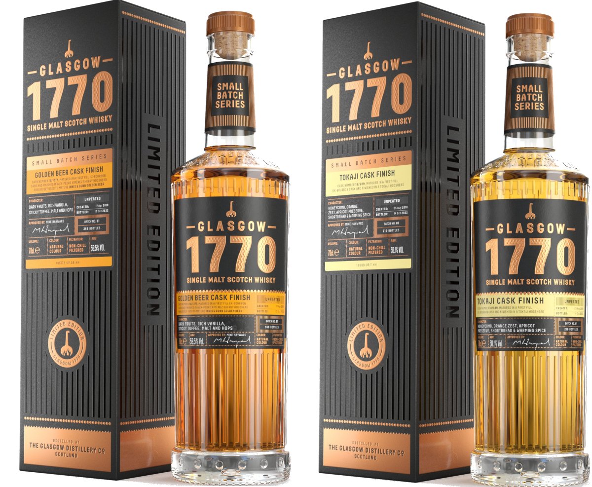 Glasgow 1770 Golden Beer Cask Finish & Tokaji Cask Finish